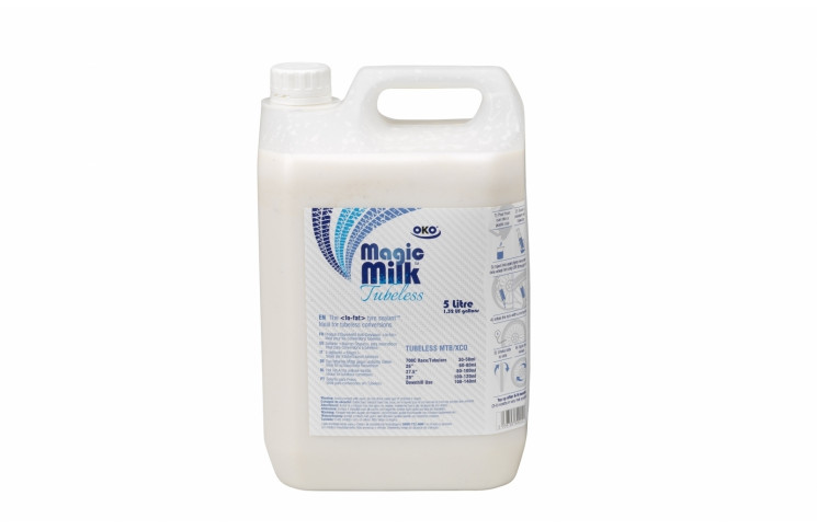 Герметик для бескамерных покрышек латексный OKO Magik Milk Tubeless 5L ...